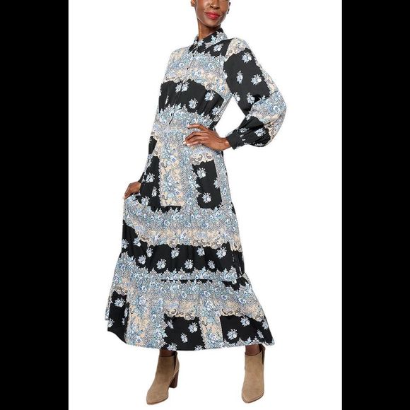 Destination 365 | Dresses | Destination 365 Printed Buttonfront Maxi ...